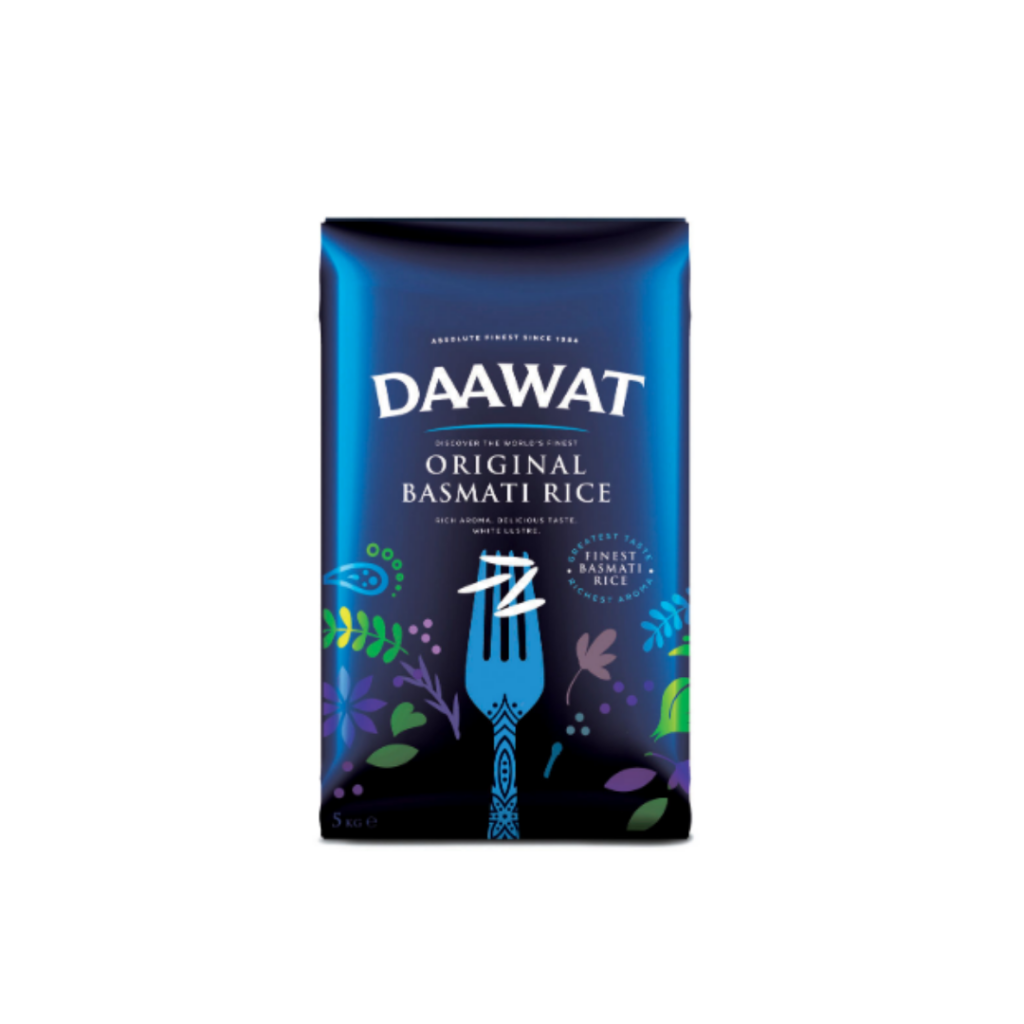 Daawat Blue Basmati Original Rice 2kg. - De Indian Mart