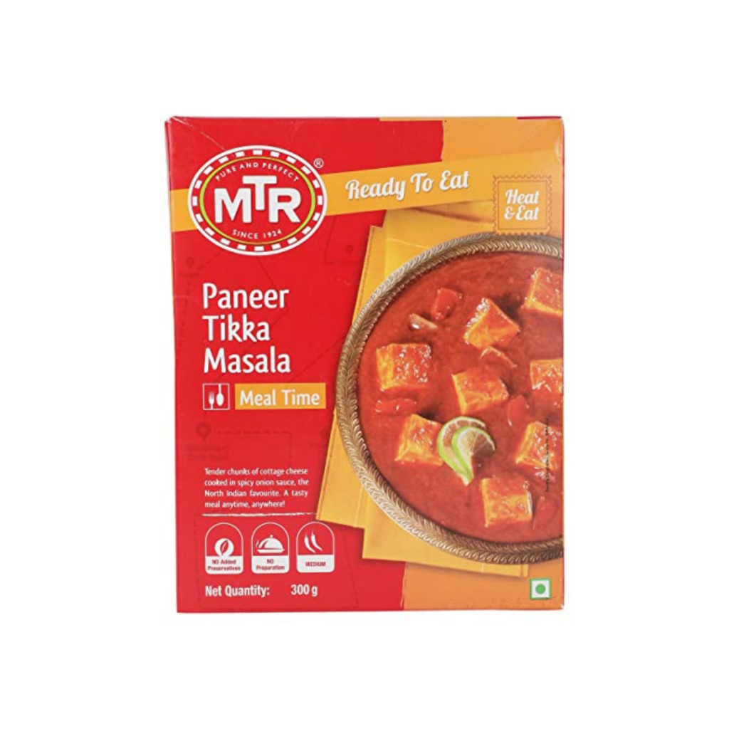 MTR RTE Paneer Tikka Masala 300gms. - De Indian Mart