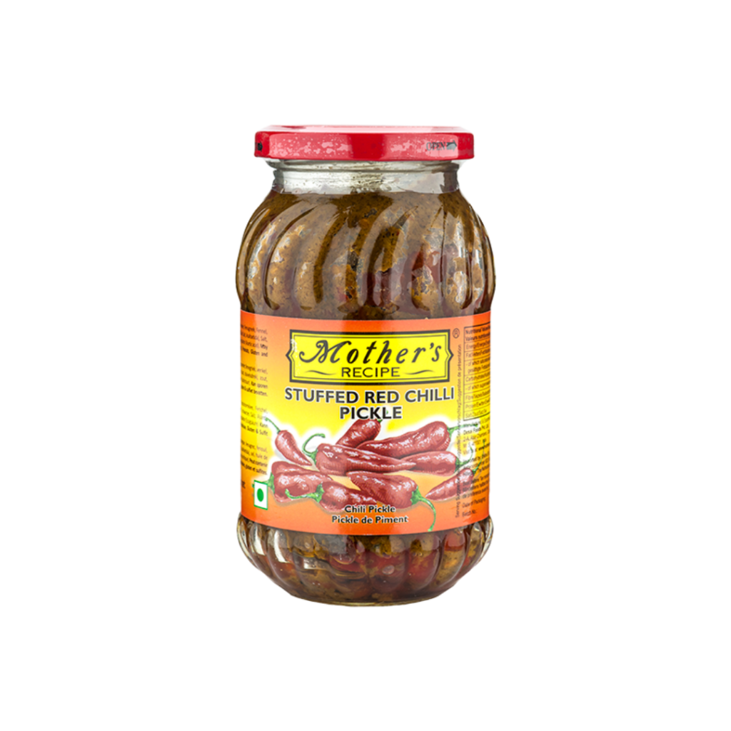 Mothers Chilli Red Stuffed Pickle 500gms. - De Indian Mart