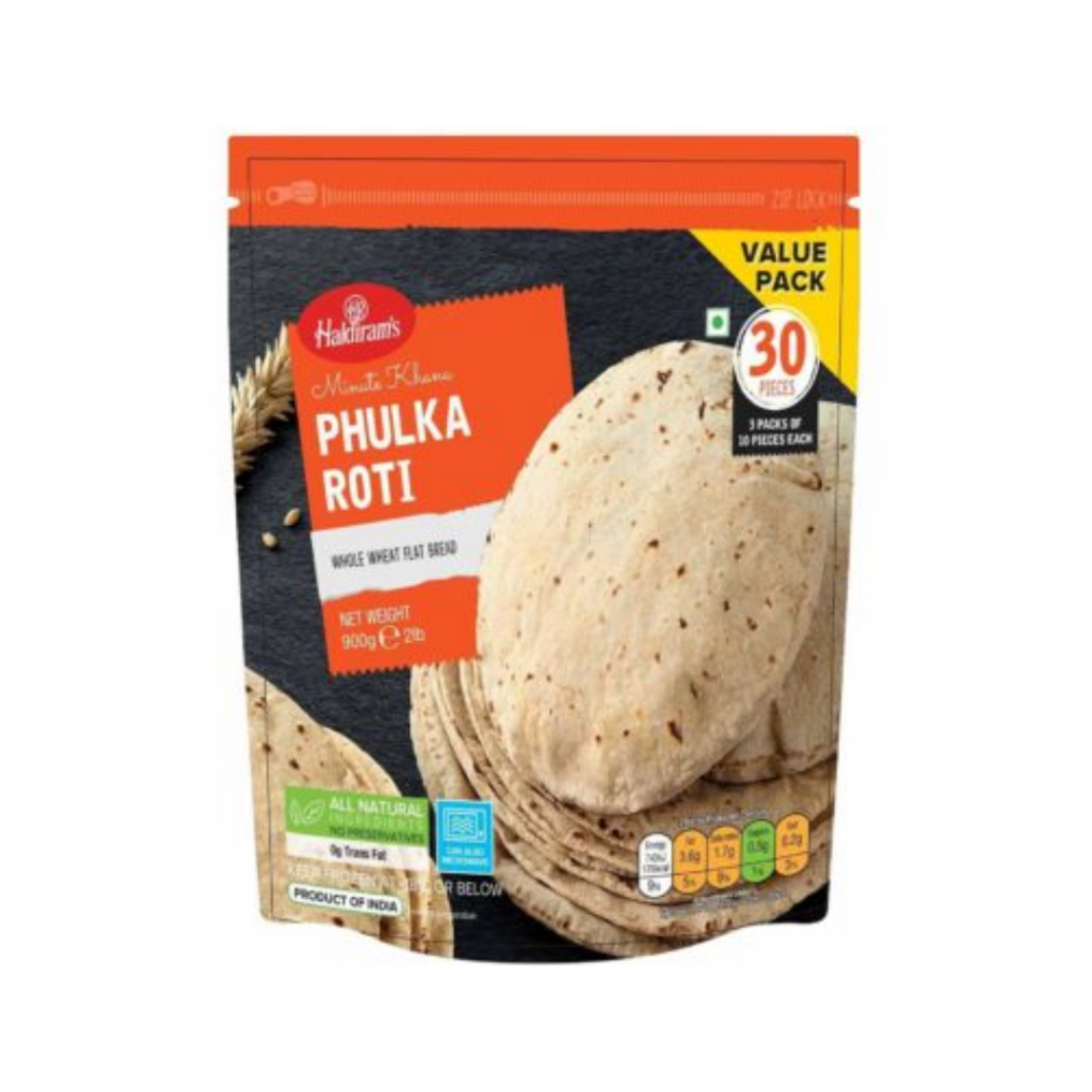 Haldiram Phulka Roti VP 900gms. - De Indian Mart